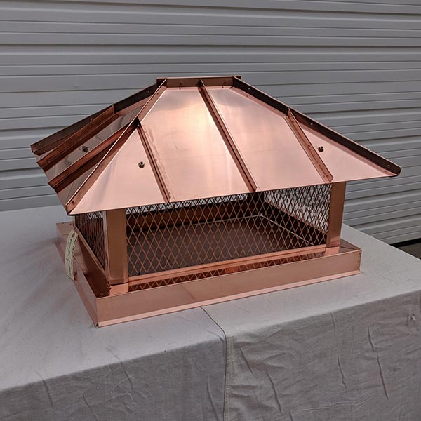 Custom Outside Mount Chimney Covers - Owens Chimney Covers